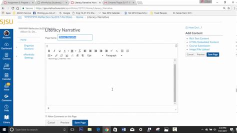 Assignment 5 How To Create An EPortfolio And Submit Your YouTube
