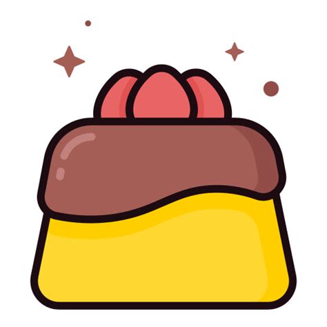 Pudding Generic Outline Color Icon