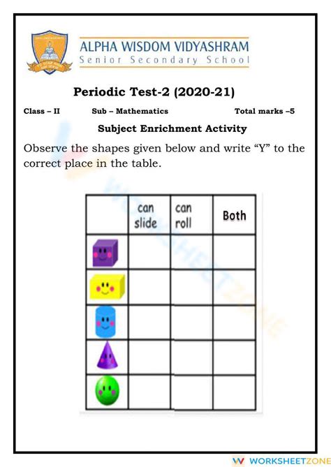 Shapes And Patterns Worksheet