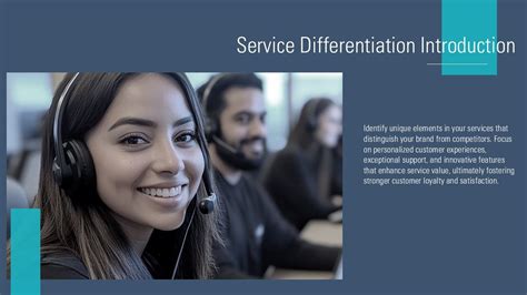 Service Differentiation Ppt Template St Ai
