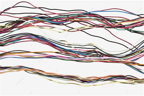 Colorful Wire Wiring Bunch Cabling Electrical Plastic Connection Png