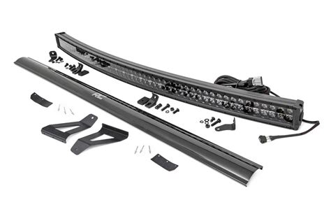 Rough Country Led Light Kit Windshield Mount 50 Blk Dual Row White