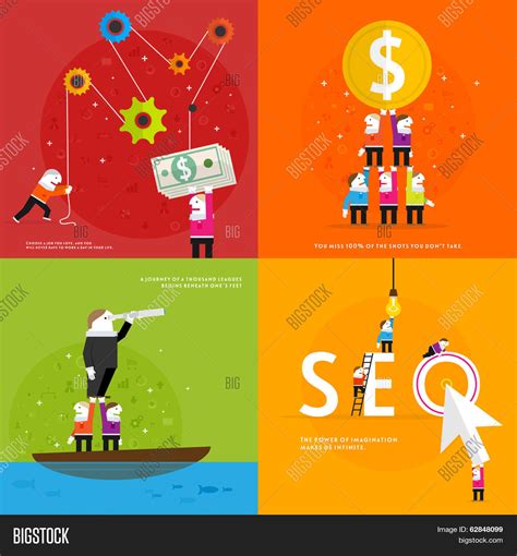 Set Icons Flat Vector Photo Free Trial Bigstock