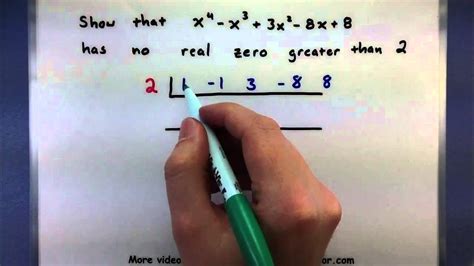 Pre Calculus Boundedness Theorem For Polynomials Youtube