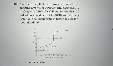 16 123 ﻿calculate The Ph ﻿at The Equivalence Point