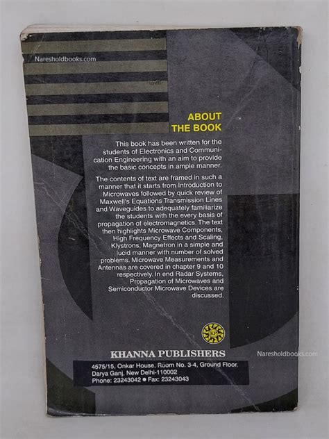 Microwave Engineering S Gupta Naresh Old Books Seller And Purchaser