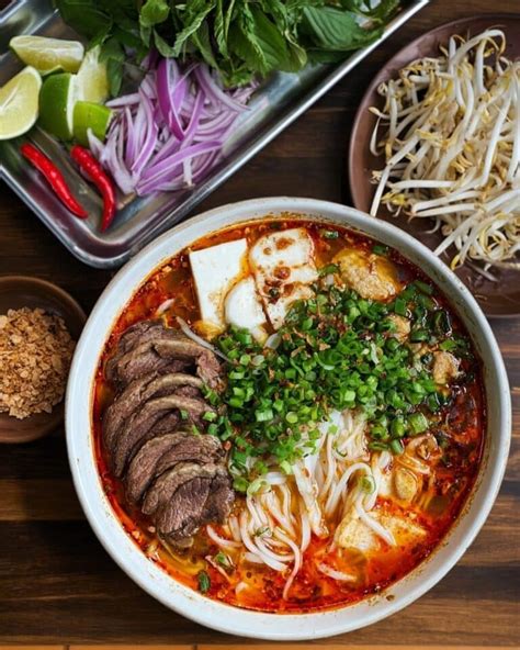 Authentic Bun Bo Hue Spicy Beef Noodle Soup Recipe Busyrecipe