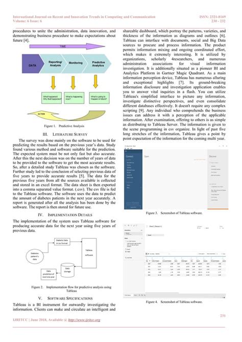 Predictive Analysis For Diabetes Using Tableau Pdf Databases