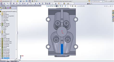 Tutorial How To Make Engine Part 33 Grabcad Tutorials
