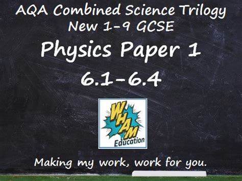 AQA Combined Science Trilogy Physics Teaching Resources