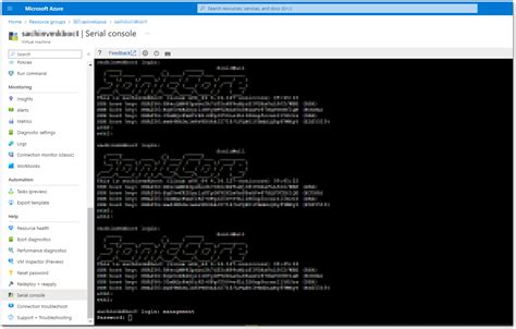 how do i ssh into a sonicwall nsv instance hosted in azure