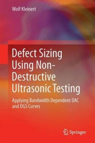 Defect Sizing Using Non Destructive Ultrasonic Testing Applying Bandwidth Eur 114 02 Picclick It