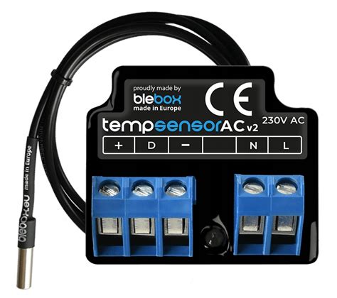 Czujnik Temperat TempSensorAC V V BLEBOX WiFi Cena Opinie Czujniki