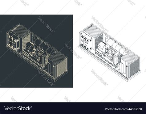 Container Type Generator Structure Royalty Free Vector Image