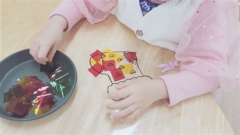 유치원 미술활동│크리스마스 썬캐쳐 만들기 Youtube