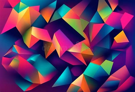 Aminimal Geometric Abstract Background With Gradient Dynamic Shape