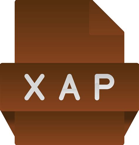 Xap File Format Icon 15831050 Vector Art At Vecteezy