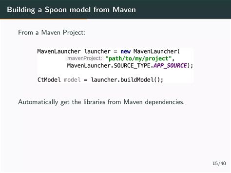 Spoon Open Source Library To Analyze Rewrite Transform Transpile Java Source Code A