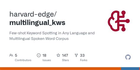 Github Harvard Edge Multilingual Kws Few Shot Keyword Spotting In Any Language And