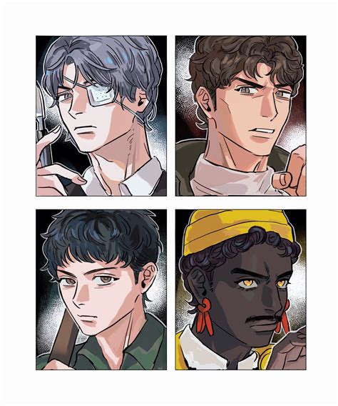 Levi Daan Marcoh And O Saa Fear Hunger And More Drawn By Mayflyaa Danbooru