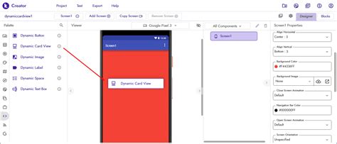 cara menggunakan dynamic card view di kodular tutorial blok