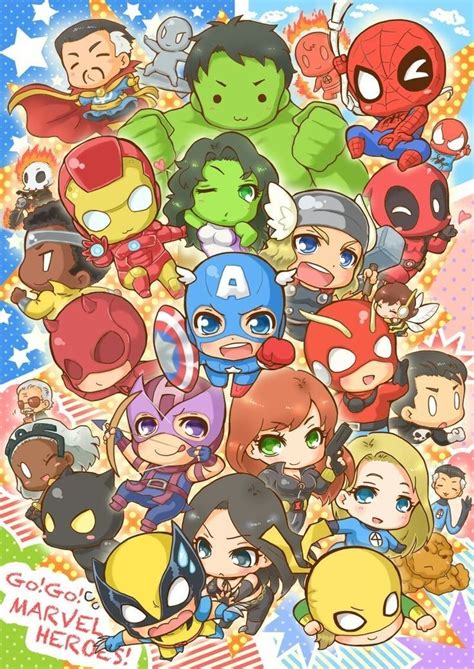 Avengers Chibi Stickers At Laura Ford Blog
