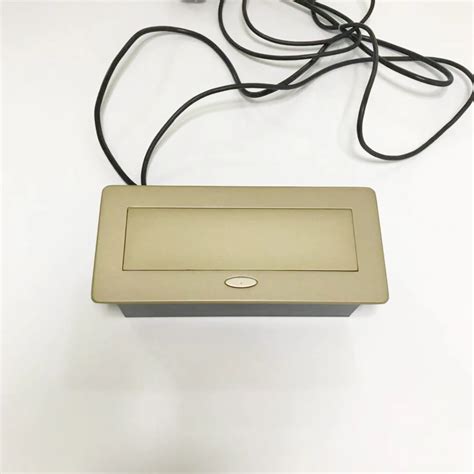 Hidden Metal Press Pop Up Table Top Box Power Centers