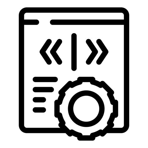 Web Development Process Showing With Gear And Arrows On Webpage 55190424 Vector Art At Vecteezy