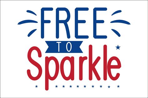 Free To Sparkle Graphic By Mninishat · Creative Fabrica