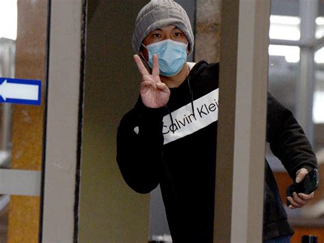 Point Cook Slave Case Accused Chee Kit Chong Dances Outside Of Court The Advertiser