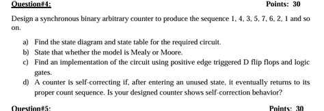 Design A Synchronous Binary Arbitrary Counter To