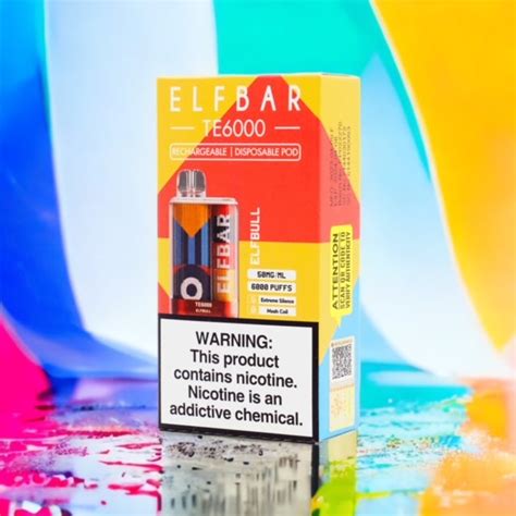 Elf Bar Te 6000 Disposables Vanilla Vape