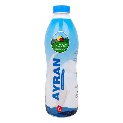 Mazzraty Ayran Laban Drink 1 Litre Online At Best Price Lulu Qatar