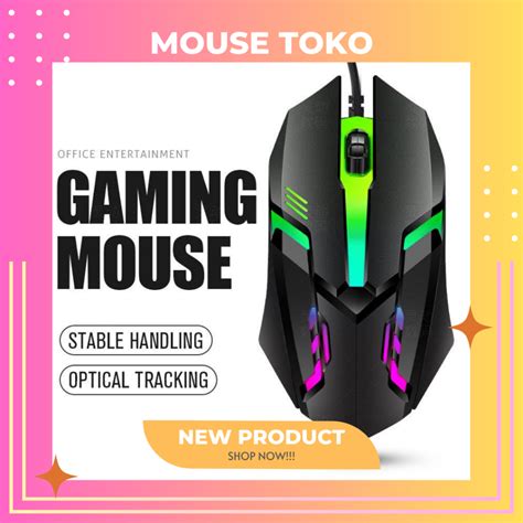 Jual Gaming Mouse Gc 01 Mouse Gaming Mouse Gaming Avan Mouse Pad