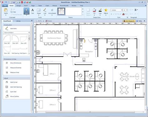 Smartdraw Vp The Worlds First Visual Processor Room Layout Planner