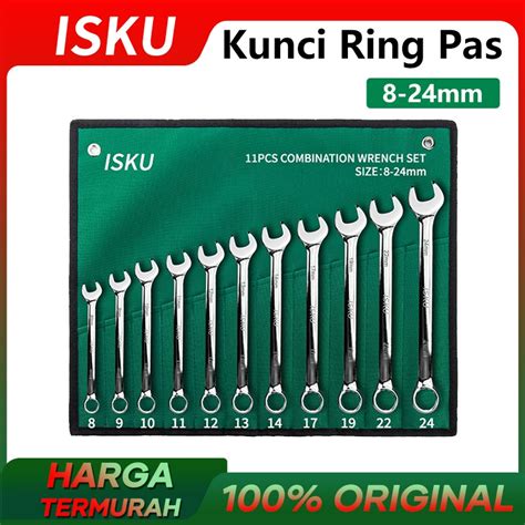 Jual Isku Kunci Ring Pas Set Pas 8 24mm Set 11 Pcs Kunci Ring Pas Set Tools Shopee Indonesia