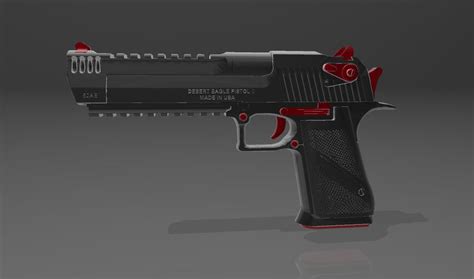 🏜️ Desert Eagle L6 Cal 50 Deadpool・ Stl File For 3d Printing・cults