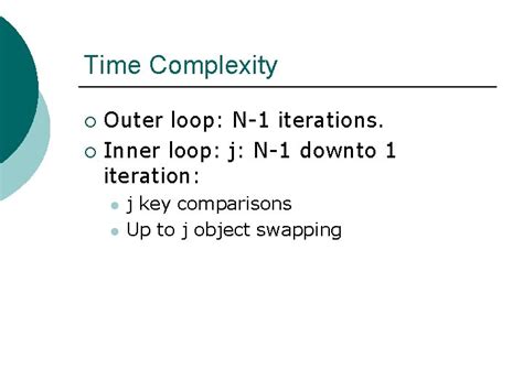 Csci 3333 Data Structures Simple Sorting Algorithms By