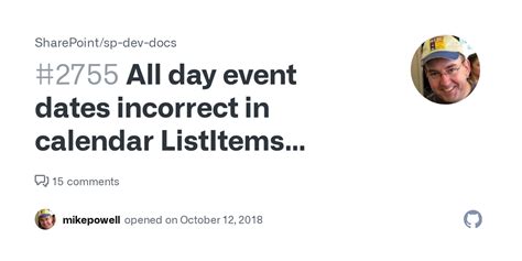 All Day Event Dates Incorrect In Calendar Listitems Created In Graph Api · Issue 2755