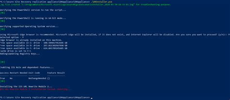 While Setting Up The Replication Appliance In Azure Getting Iis Related Error Microsoft Qanda
