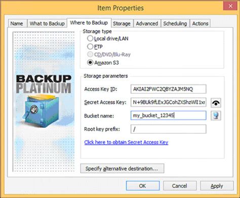 Online Backup To Amazon Cloud Storage