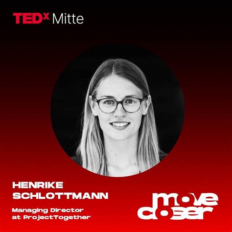 Henrike Schlottmann On Linkedin Movecloser Tedxmitte Movecloser