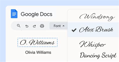 30 Best Signature Fonts Google Docs You Can Use For Free