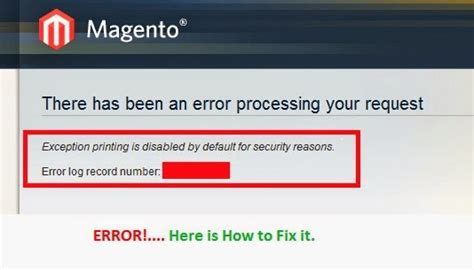 Magento Installation Error Exception Printing Is Disabled By Default For Security Reasons