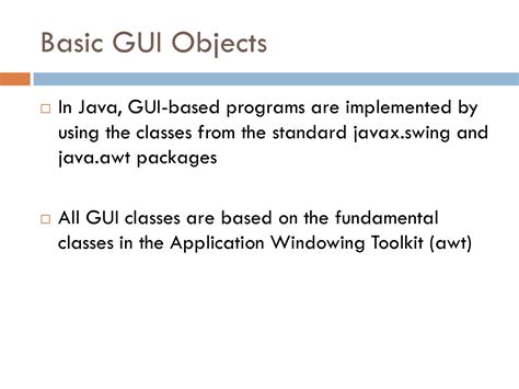 Solution Java Lesson Java Programming With Gui Studypool
