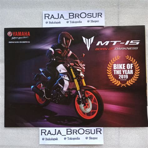 Jual Poster Brosur Katalog Leaflet Yamaha Mt15 Mt 15 Kab Langkat