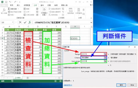 Excel Sumif 函數用法教學：判斷條件，計算總和 G T Wang