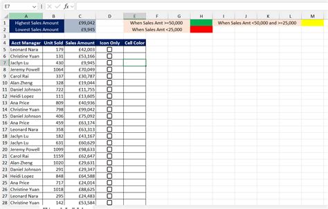 Advanced Conditional Formatting Turn On And Off Cell Color With