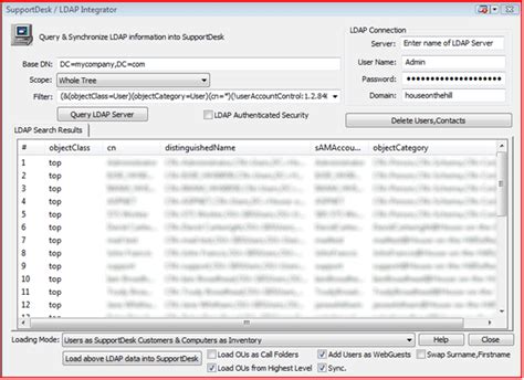 Configuring Ldap Interface Hoth