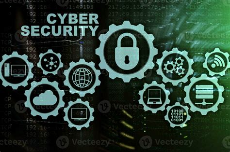 Cyber Security Network Data Protection Privacy Concept On Datacenter Background 23164899 Stock